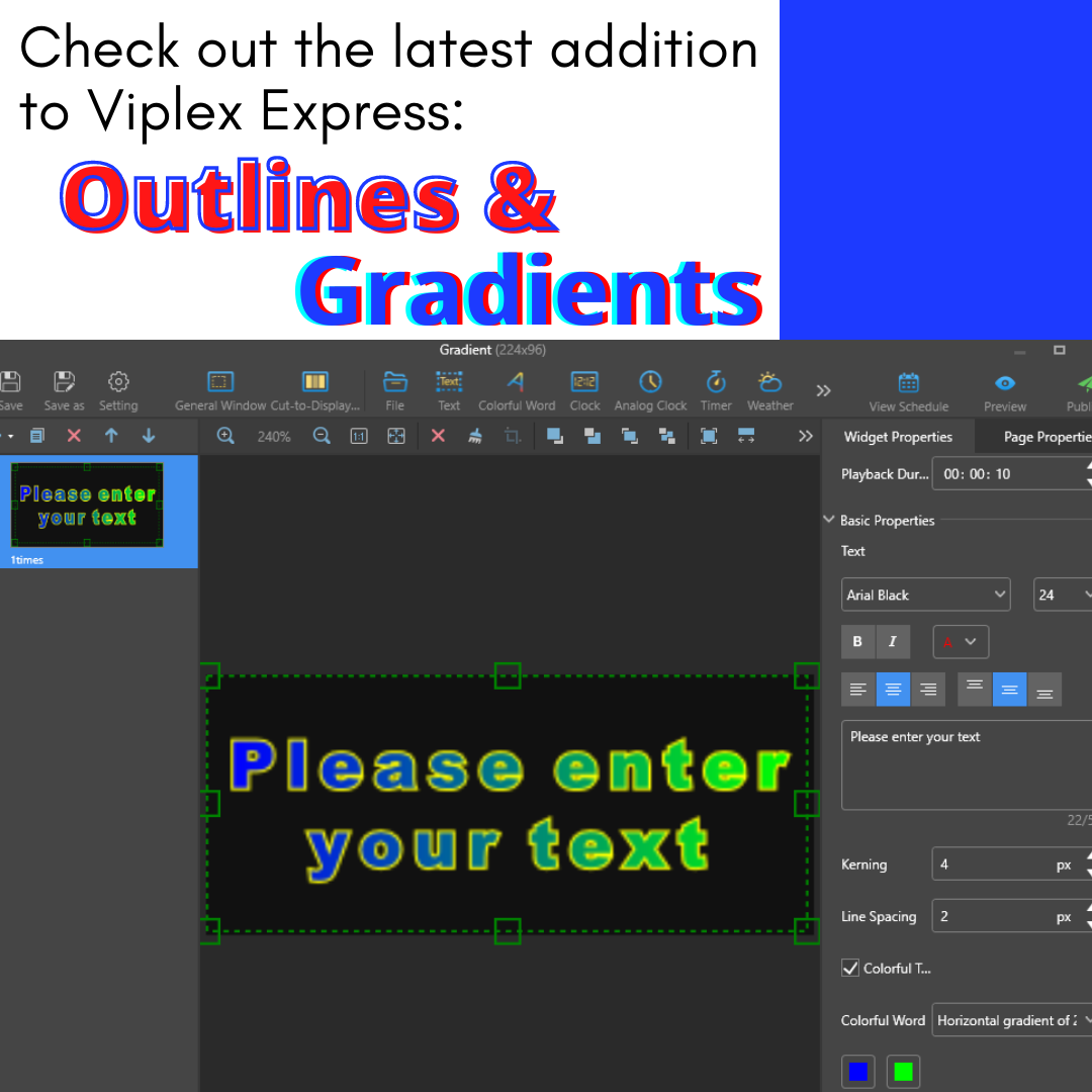 Text Outlines are Here | 5 Star Led Inc